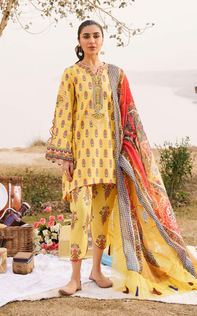Asifa & Nabeel Meraki Lawn Collection – SONNET-U141M004 | Lawn – YourLibaas