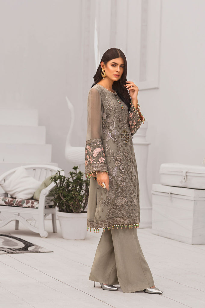 Safeera by Flossie Luxury Chiffon Collection 2021 – Sublime Beige ...