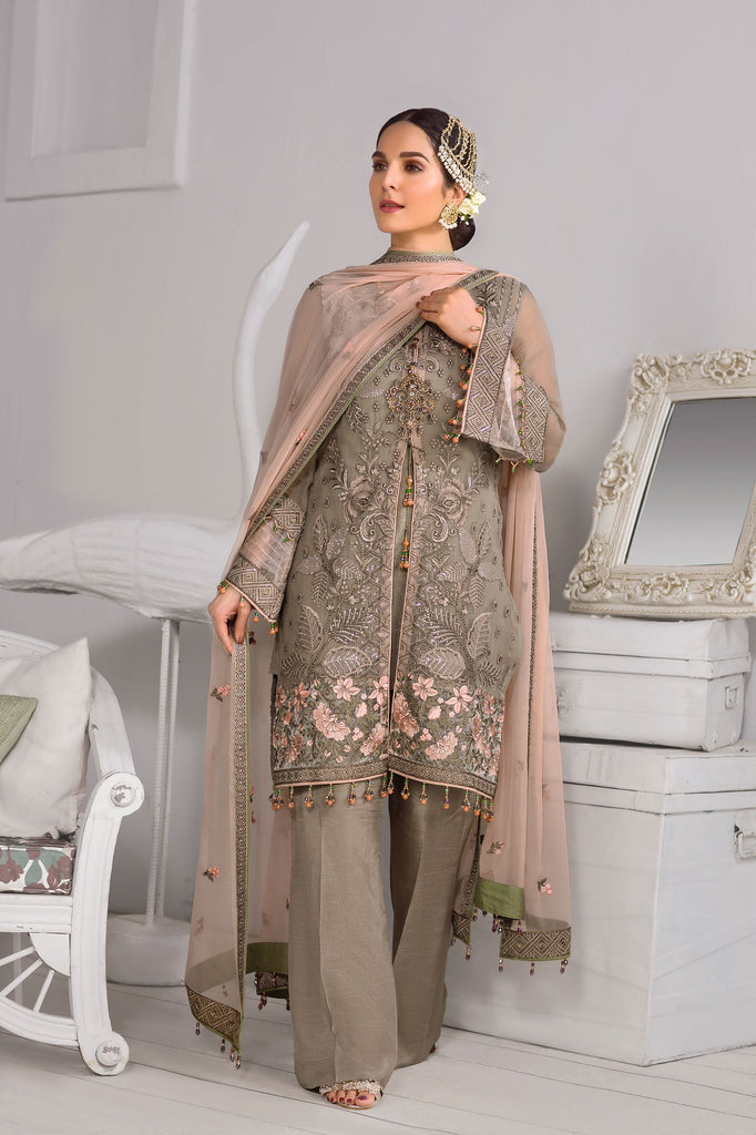 Safeera by Flossie Luxury Chiffon Collection 2021 – Sublime Beige ...