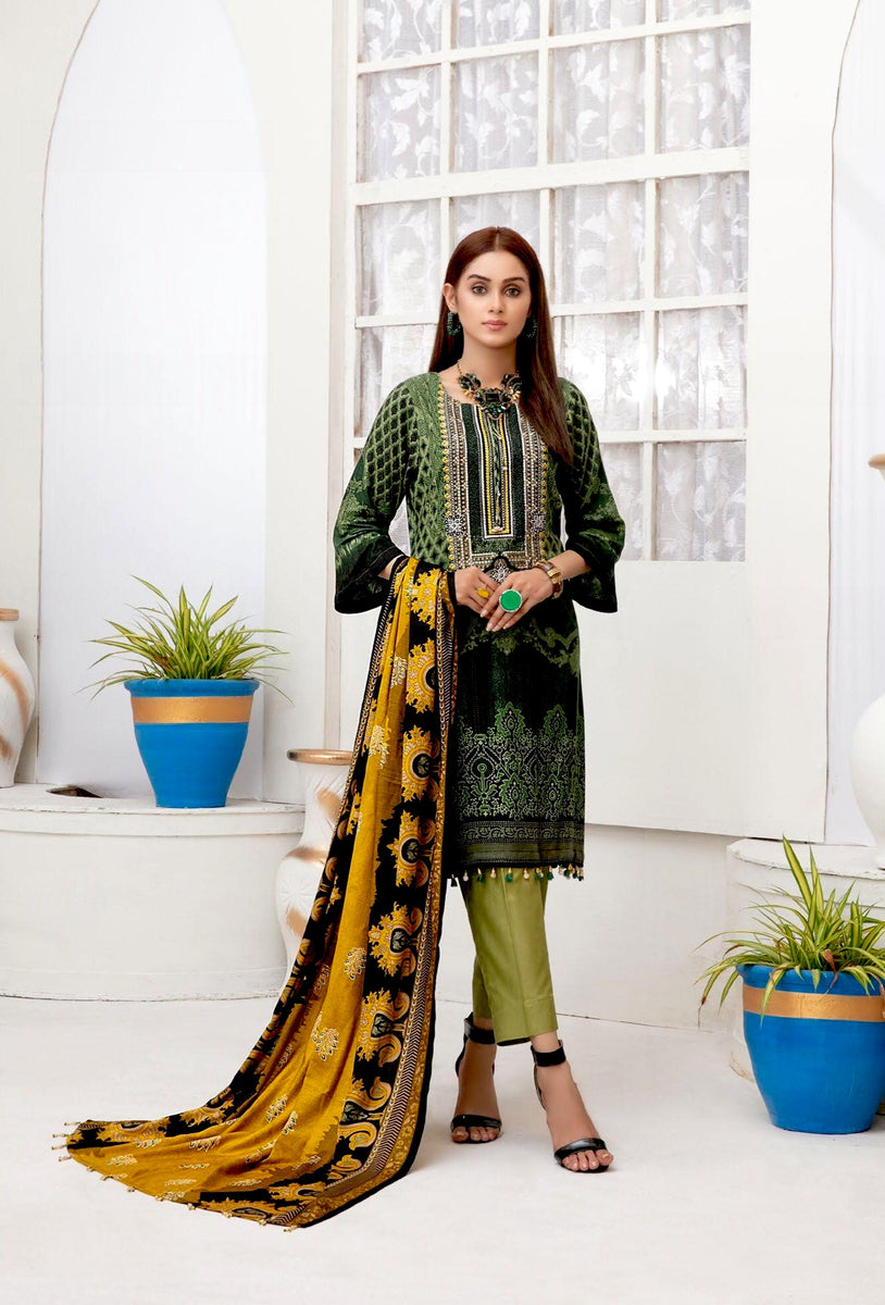 Amna Sohail by Tawakkal · Dilara Linen Print Collection – D-1988 ...
