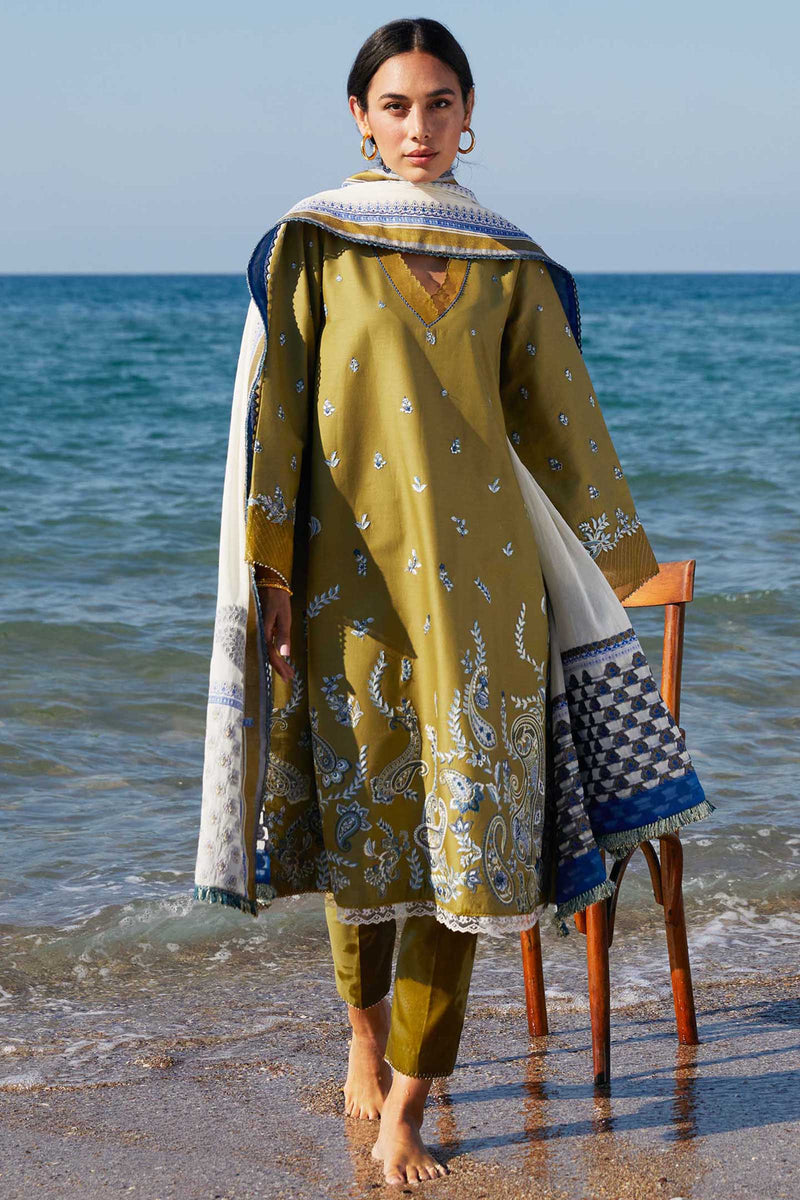 Zara Shahjahan Coco Luxury Lawn Collection 2021 – ZCE21-8A – YourLibaas