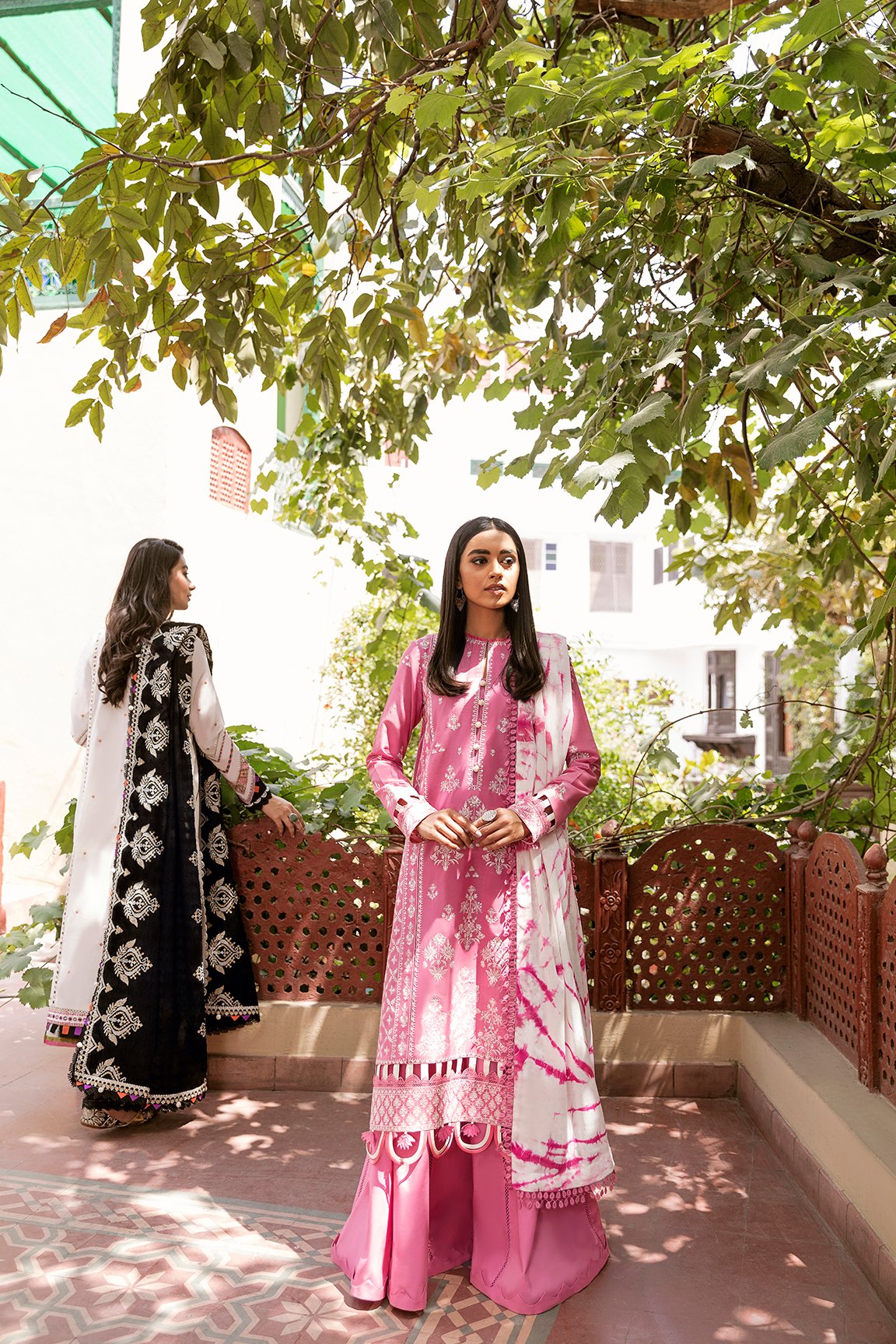 Zaha by Khadijah Shah Festive Lawn Collection 2021 – ANADIA (ZF21-07 ...