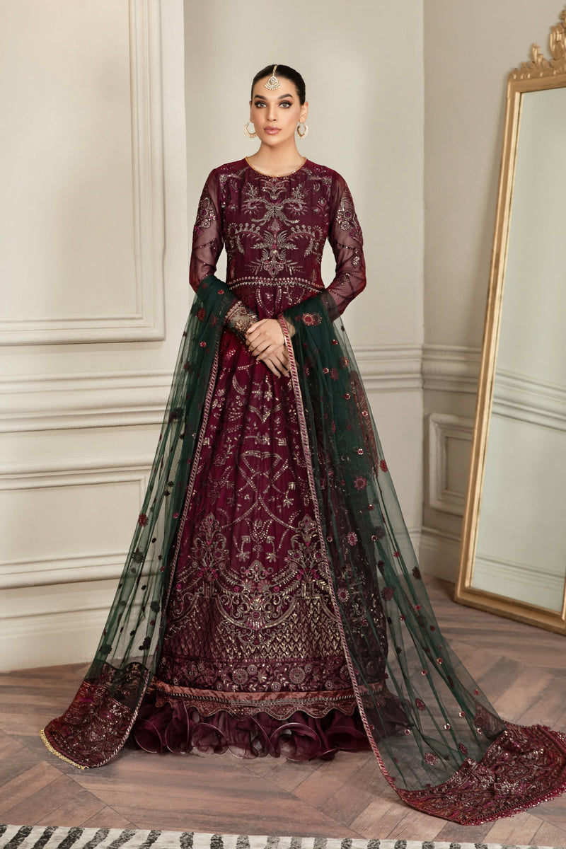 Zarif Mehroz Festive Formal Collection – BERRY WOOD – YourLibaas