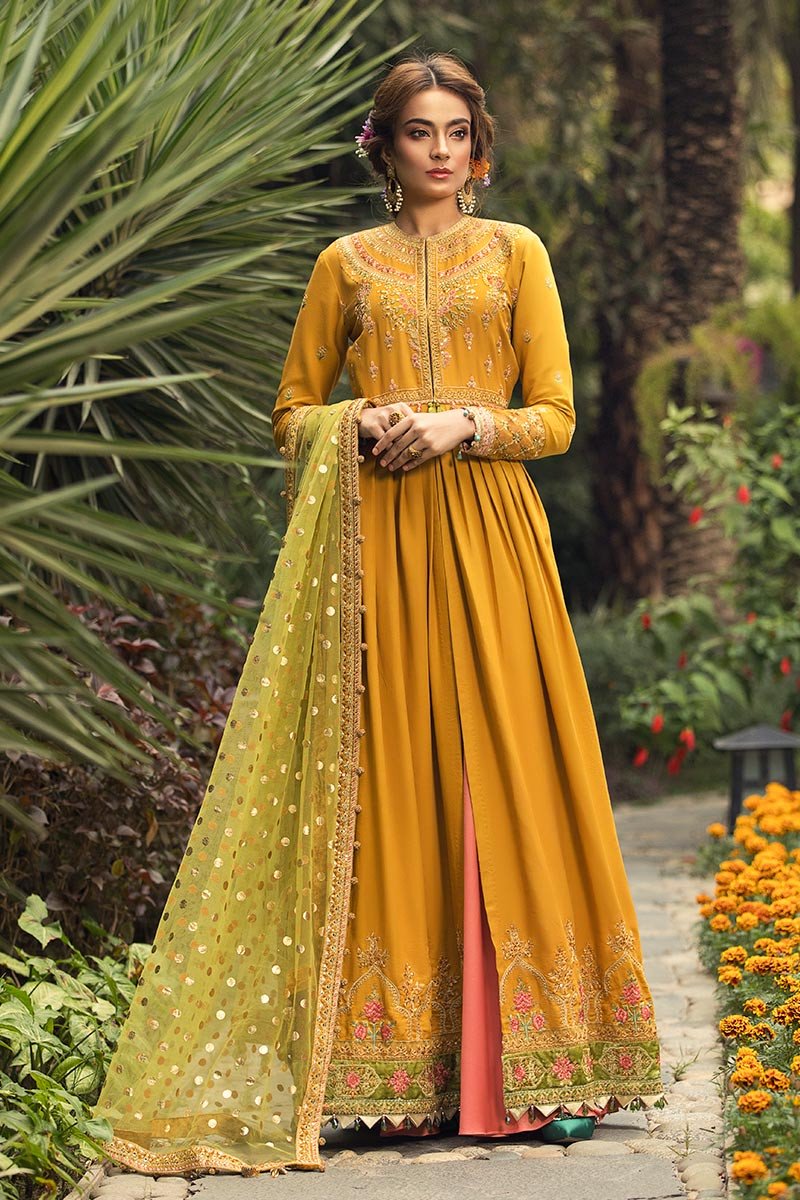 MARIA.B Sateen Collection 2020 – CST-206 Marigold Yellow – YourLibaas