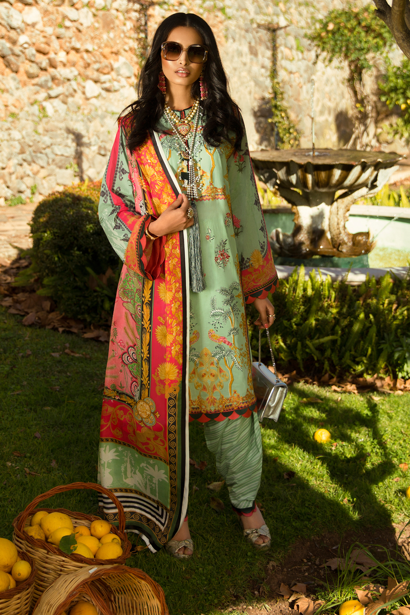 Élan Luxury Lawn Collection 2019 – EL-13 A (ENCANTADA) – YourLibaas