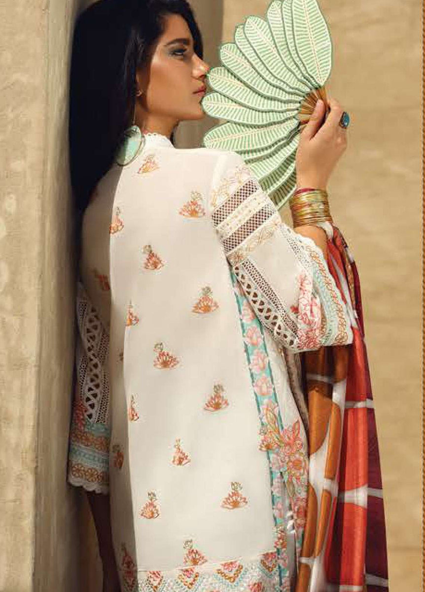 Faraz Manan Luxury Lawn Collection 2019 – Design 08 – YourLibaas