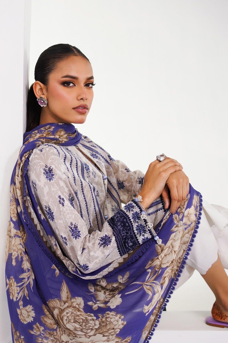 Sana Safinaz Mahay Summer Lawn Collection 2023 – H231-009B-BI – YourLibaas