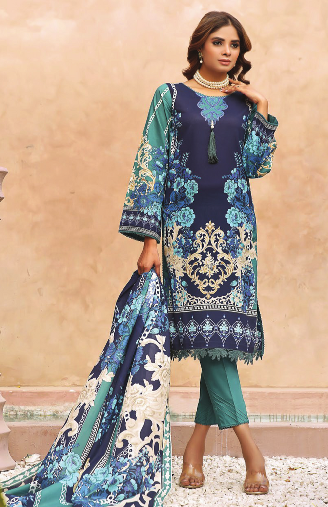 Jade Chilman Summer Edition Lawn Collection – 20423 B – YourLibaas