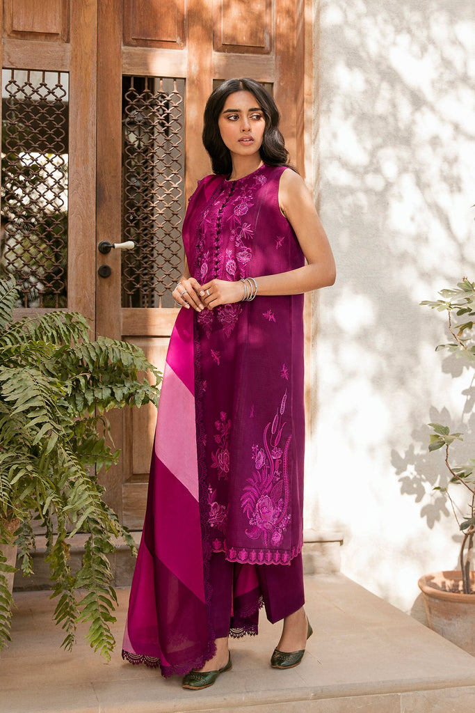Zaha by Khadijah Shah Lawn Collection – ABR (ZL21-13 B) – YourLibaas