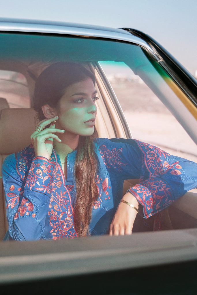 Zaha by Khadijah Shah Lawn Collection – ZAVOSH (ZL21-14 B) – YourLibaas