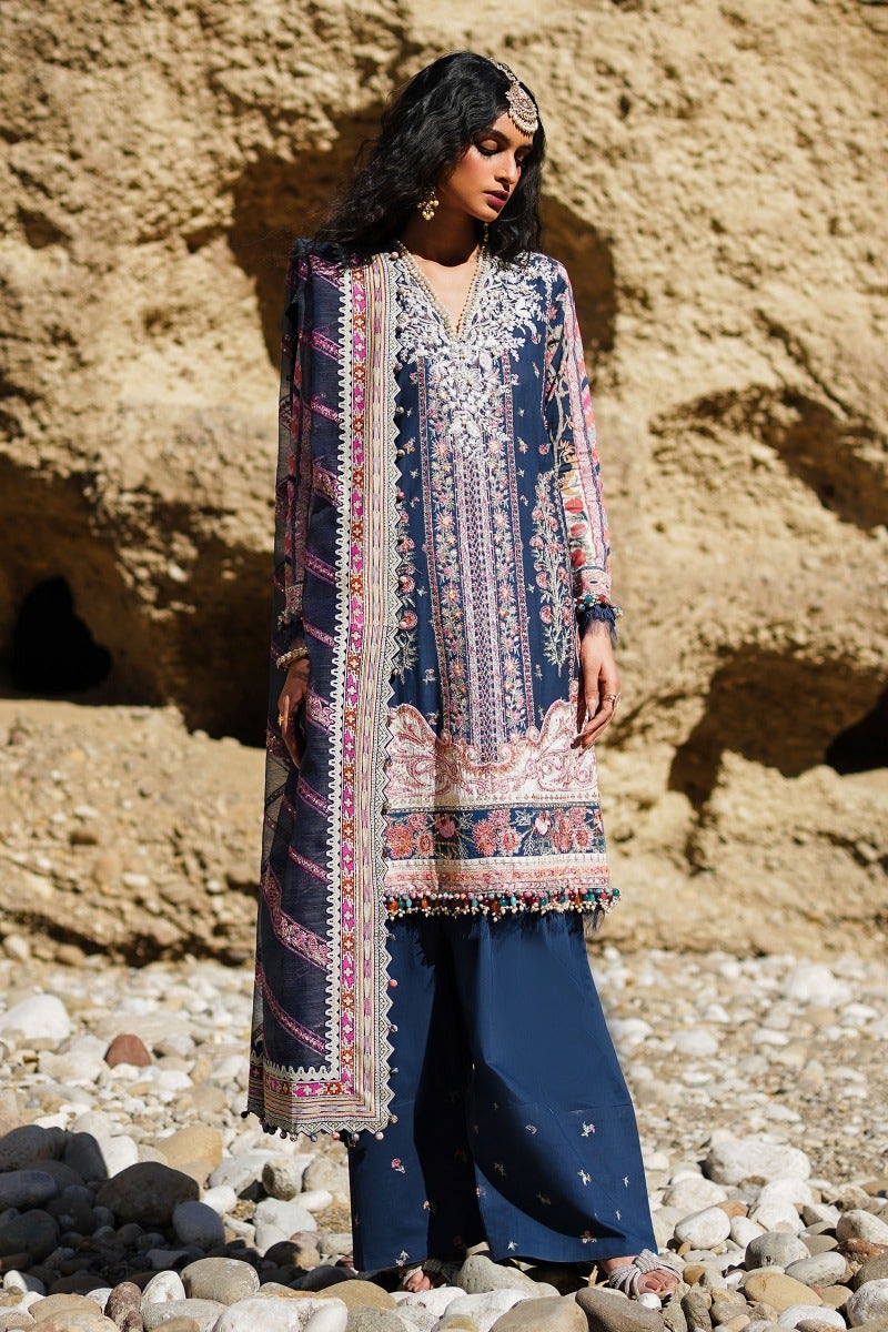 Sana Safinaz Raahi Luxury Lawn Collection 2023 – L231-002B-CX – YourLibaas