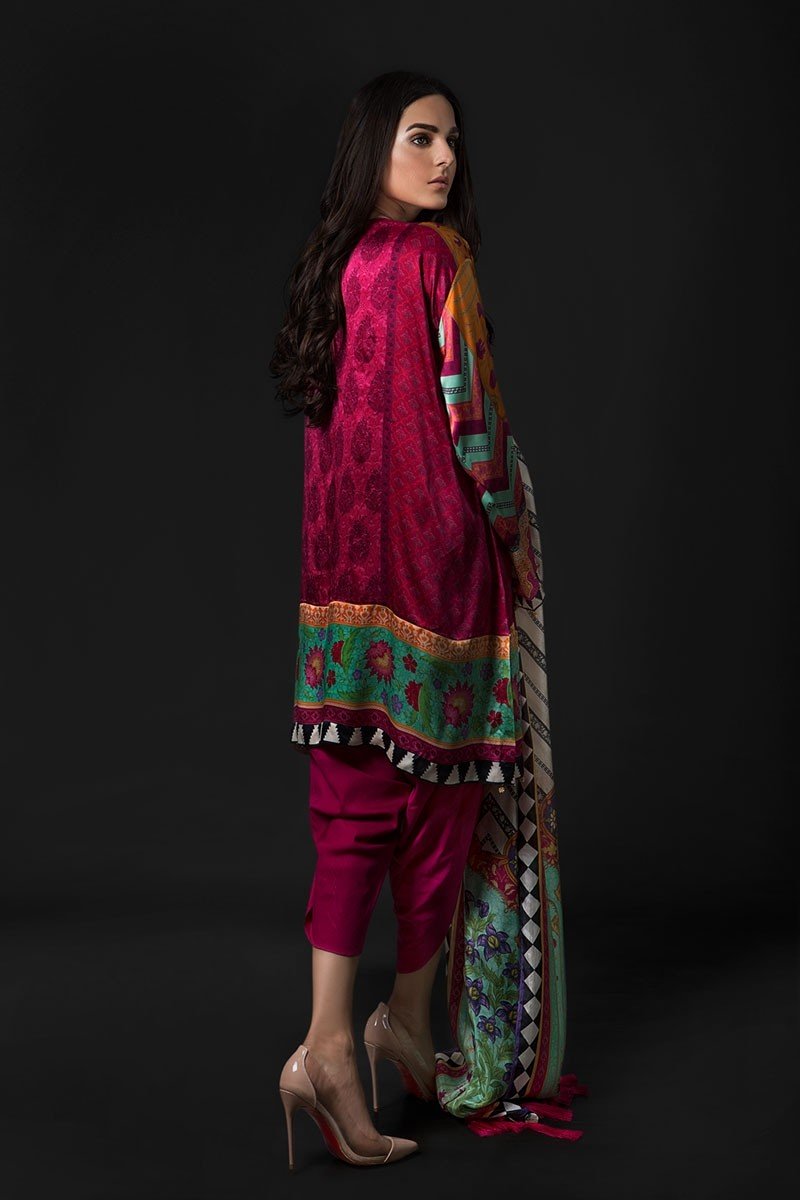 MARIA.B. Silk Collection 2018 – MSK-03-Fuschia Pink – Pakistani Suits ...