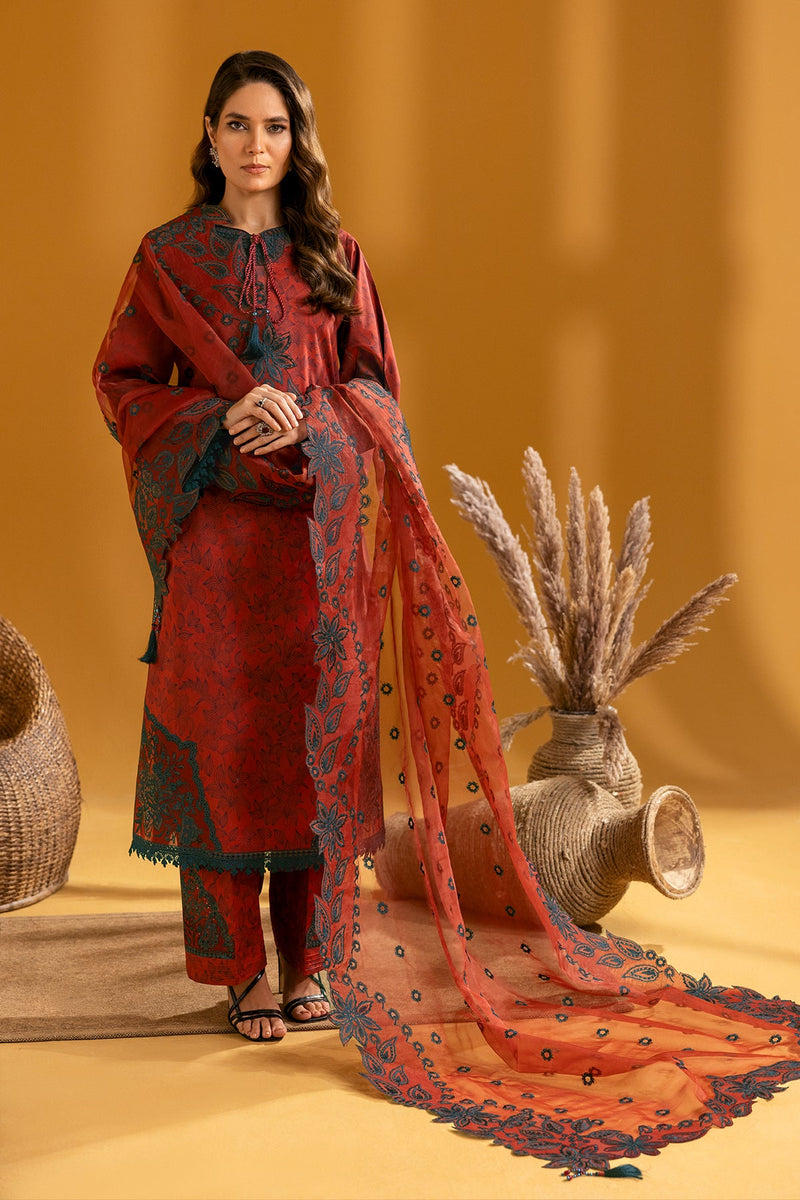 Alizeh Maahi Embroidered Print Lawn Collection – Mira – YourLibaas
