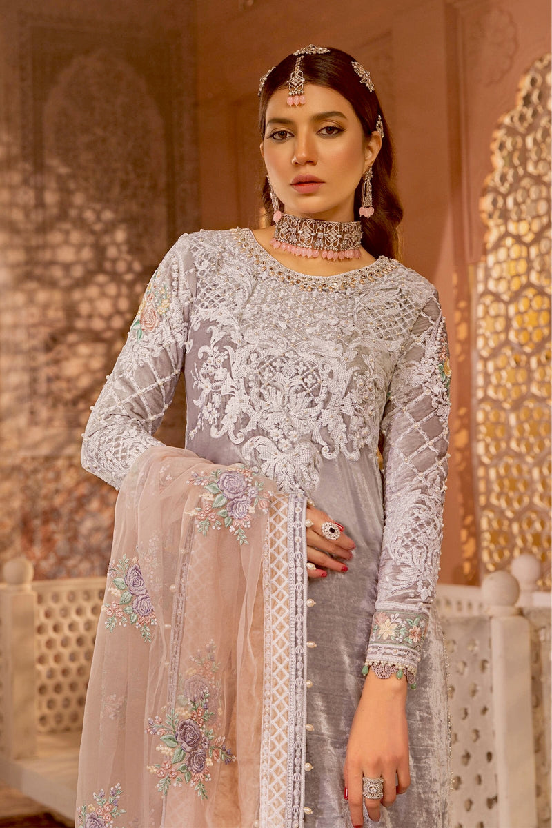 MARIA.B Luxury Velvet Collection – VEL-20-107-Lilac – YourLibaas