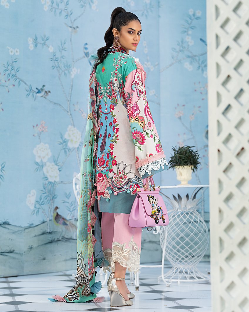 Zaha by Khadijah Shah – Spring/Summer Lawn Collection 2020 – LINNEA (Z ...