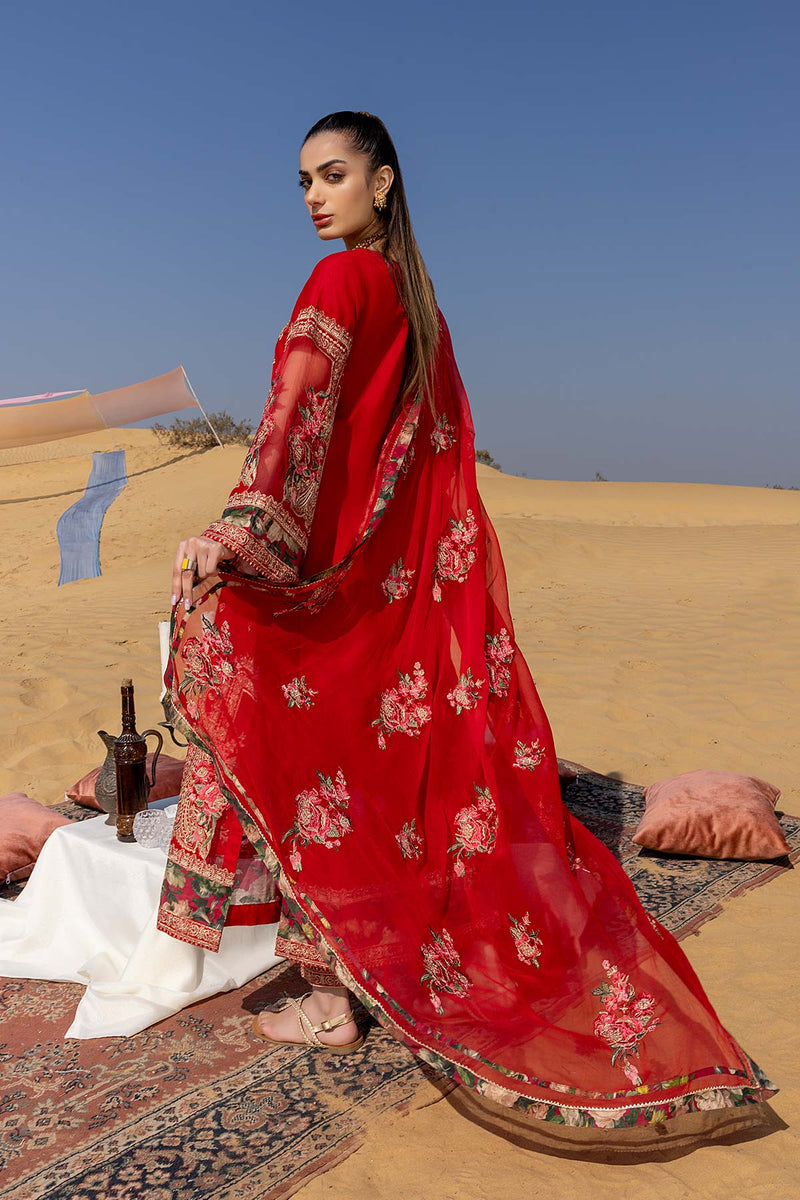 Charizma Reem – Premium Embroidered Lawn With Chiffon Dupatta RM23-08 ...